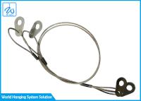 China 1.2mm Extension Spring Safety Cable Loop Wire Rope With Stainless Steel Sheet for sale