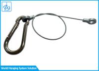 China Customize Products Ring Eye Wire Rope Sling With Mountaineering Buckle for sale