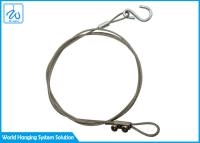 China Diameter 1.5 mm Stainless Steel Wire Rope Safety Lanyards With S Hook for sale
