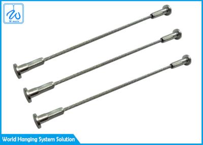 China GB Standard 1.2 X 75 Mm Wire Rope Assembly With Diecast Mushroom End for sale