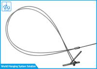China 2 - Leg  7x7 Wire Rope Sling Assembly With Paddle Ends For Plant Hanging Basket for sale