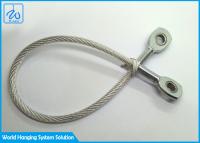 China Galvanized 7x7 Wire Rope Assembly Components Plastic Coated With Hard Eye for sale