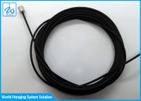 China Custom Wire Rope Assembly Black Coating Aircraft Cable Assemblies With Terminals for sale