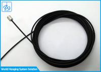 China Custom Wire Rope Assembly Black Coating Aircraft Cable Assemblies With Terminals for sale