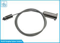 China Transparent Pvc Coated Hanging Cable Suspension Kit With Locking Screw for sale