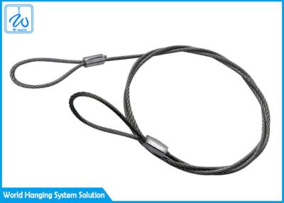 China Safety Lanyard Tool Cable Ends Wire Rope Loop For Wire Suspension Systems for sale