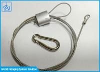 China White Aluminum Track Mounting Clip LED Lighting Wire Suspension Kit for sale