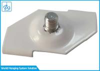 China White Suspended Ceiling Clip T Bar Clips For Attaching Track Lighting for sale
