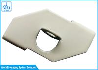 China White Suspended Ceiling Clip T Bar Clips For Attaching Track Lighting for sale