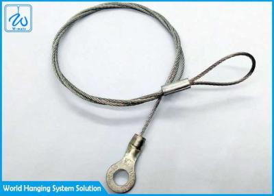 China Custom Loop Head 1x19 Wire Rope Sling For Suspending System for sale