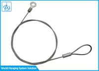 China Custom Loop Head 1x19 Wire Rope Sling For Suspending System for sale