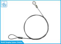 China Stainless Steel Cable Slings Lighting Accessories Hanging Wire 4mm 1x19 Wire Rope for sale