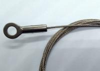 China 1.5mm Galvanized Steel Wire Cable Eye & Sling 1x19  For Lamp Hanging System for sale