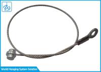 China Galvanized Wire Rope Lanyard With Eyelet End Fitting For Hanging Ceiling Light for sale