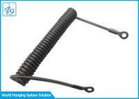 China Retractable Coated PVC Extension Spring Safety Cable Tool Lanyard Belt for sale