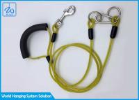 China Custom Tie Out Dog Collar Flexi Pink Leashes For Pet , Dog Runner Cable for sale