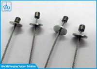 China Galvanised Steel Cable Wire Rope Assembly 0.8mm For Led Cable System for sale