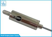 China Wire Rope Hooks Brass Male Threaded Wire Cable Grippers For Hanging System for sale