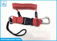 China Strong PU Anti Lost Retractable Safety Lanyards for sale