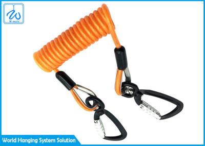 China Vinyl Coated Retractable Extension Spring Safety Cable for sale