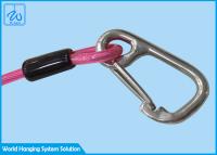 China Coiled Lanyard 7x7 Extension Spring Safety Cable for sale