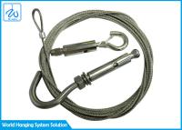 China Free Sample 7x7 Or 7x19 Cable Suspension Kit ForTrack Lighting Drop Ceiling for sale