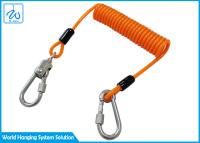 China 100cm 7x7 Coated PU Extension Spring Safety Cable for sale