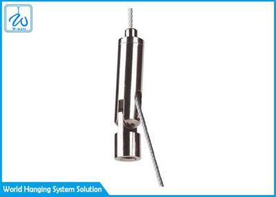 China Nickel Plated M6 Internal Swivel Wire Cable Grippers for sale