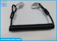 China Hanging 16mm Coil Ring 7x7 Retractable Tool Lanyard for sale