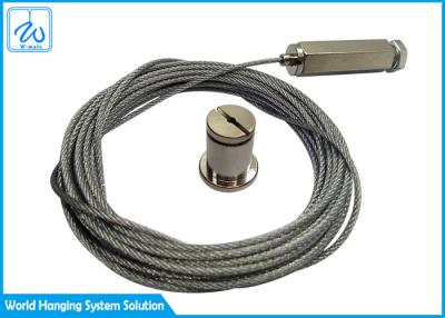 China Brass Wire Clamp Lighting Suspension Kit Aircraft Cable Gripper for sale