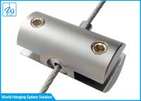 China Display And Fixture Glass Clamp Cable Clip Double Sided For Cable Display System for sale