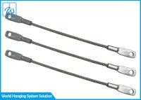 China 2mm Stainless Steel Wire Rope Assembly With Eyelets for sale