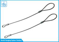 China Galvanized Stainless Steel Wire Rope Loop Slings 7x7 With Clear Coatings for sale