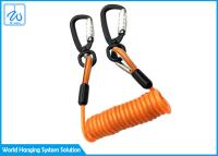 China Eco-Friendly Material Spring Safety Coil Tool Lanyard for sale