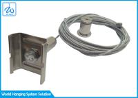 China SGS Wall Mounted Steel Wire Suspension Kit Cable Loop Clamp For Lighting for sale