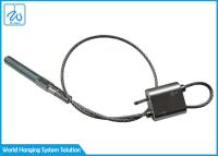China Easy To Adjust 1.5mm Steel Cable Gripper With Loops For HVAC Ducting Hanging for sale