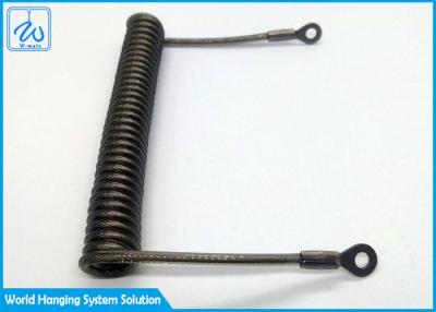 China New Designed 1500mm Wire Coil Lanyard For Working At Height for sale
