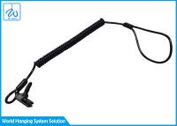 China Retractable Loop Lanyard With Fixed Clip Custom Printed Lanyard For Safety Fall Protection for sale