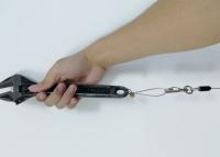 China Flexible Fishing Lanyards / Boating Tools Retractable Coiled Tether With Carabiner for sale