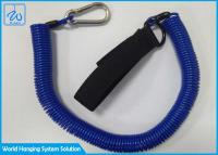China Lanyards Fishing Tool Pole Safety Coil Lanyard Retractable Wire Inside Tup Cover for sale