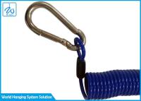 China Lanyards Fishing Tool Pole Safety Coil Lanyard Retractable Wire Inside Tup Cover for sale