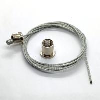 China SGS Wall Mounted Steel Wire Suspension Kit Cable Loop Clamp For Lighting for sale