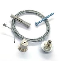 China SGS Wall Mounted Steel Wire Suspension Kit Cable Loop Clamp For Lighting for sale