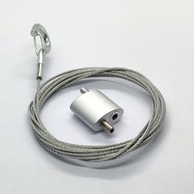 China Two Way Cable Looping Gripper Suspension Cable Zinc for lighting for sale