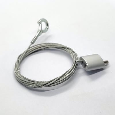 China Looping Cable Gripper Ceiling Mount Light Fixture Parts Hanging Lamp Light Cord for sale