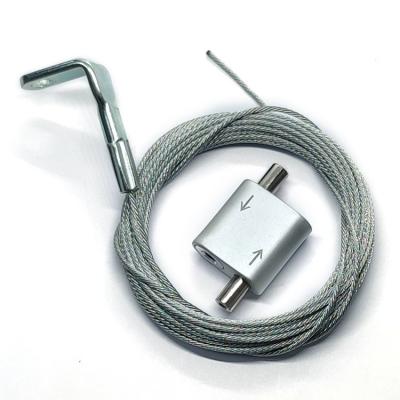 China Aluminum Two Way Looping Gripper For LED Lighting Cable Hanging System for sale