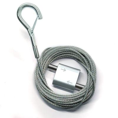 China Nickel Paint Zinc Alloy Looping Gripper Wire Suspension Kit For Lighting for sale
