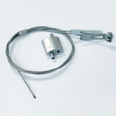 China 7x7 Wire Rope Steel Cable Sling With Looping Grippers For Suspension System for sale