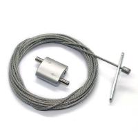 China Adjustable Side Exit Cable Grippers With Hook For Aircraft Stainless Wire Rope for sale