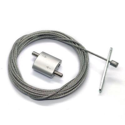 China Adjustable Side Exit Cable Grippers With Hook For Aircraft Stainless Wire Rope for sale